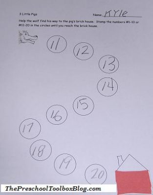 The 3 Little Pigs and a Fairy Tales Theme for Preschool