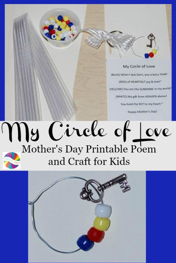 My "Circle of Love" - Poem and Craft for Mother's Day!