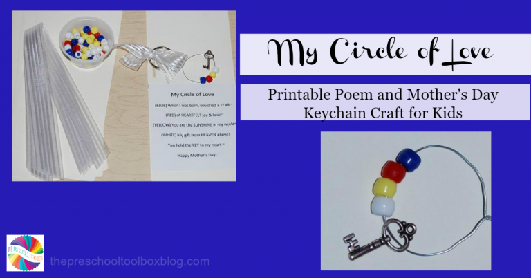 My "Circle of Love" - Poem and Craft for Mother's Day!