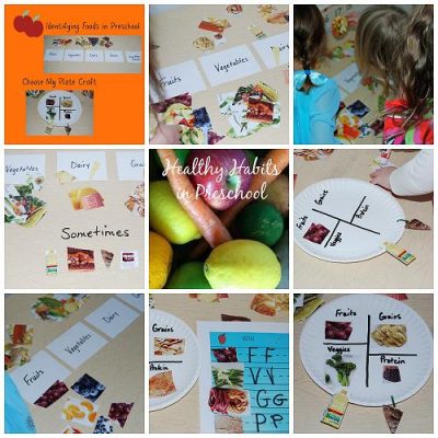 Healthy Food Habits in Preschool: Sorting and a Paper Plate Project ...