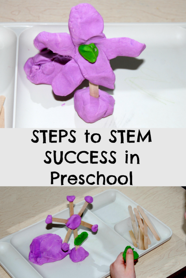 Spring STEM for Preschool: Flower Construction Challenge • The ...