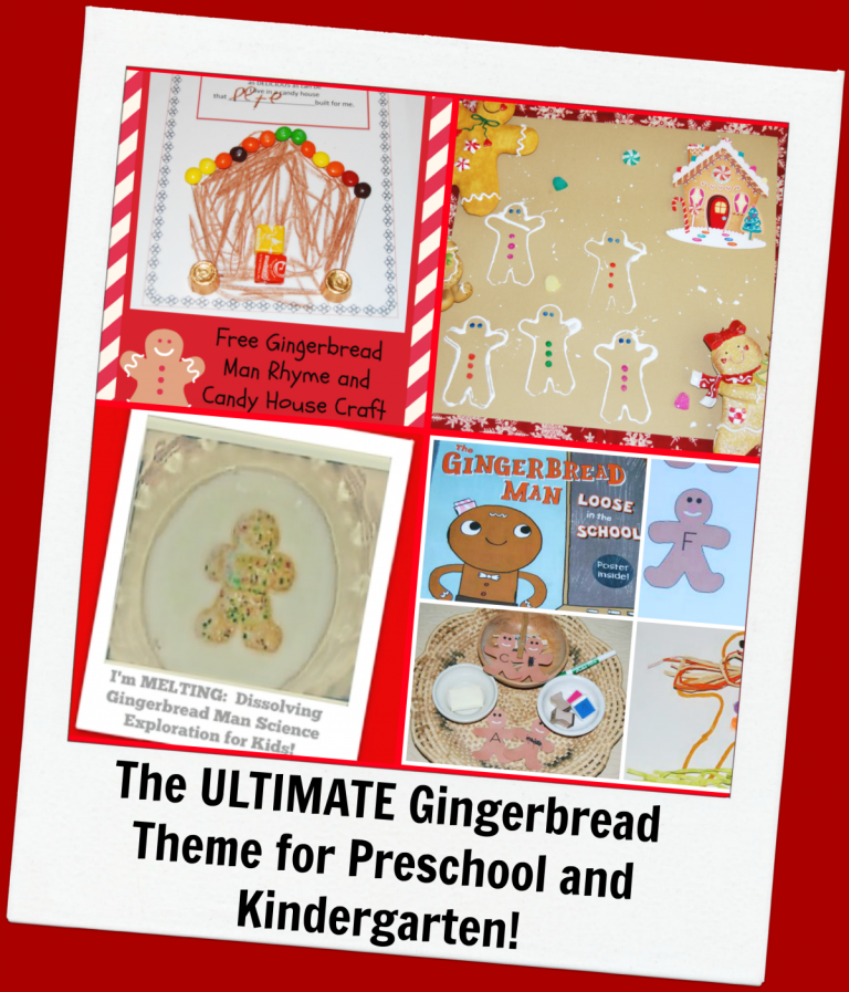 The ULTIMATE Gingerbread Theme for Preschool and Kindergarten! • The ...