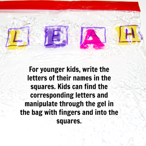 Super Simple Sensory Name Recognition Bags for Preschoolers! • The ...