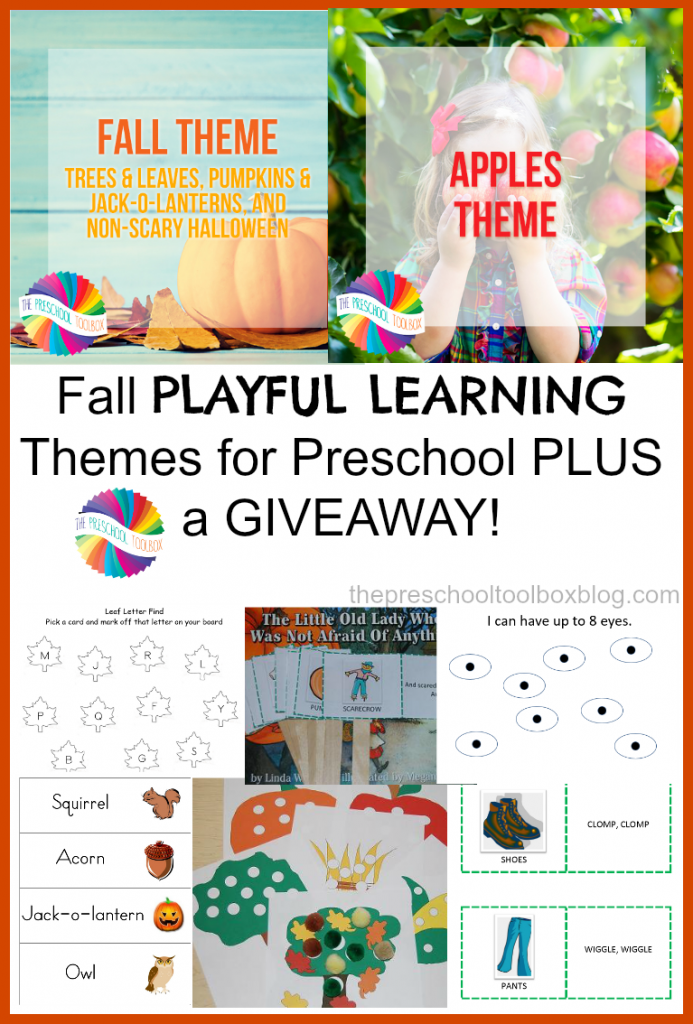 Fall Theme for Preschoolers: Playful Learning ALL Season Long + 3 ...