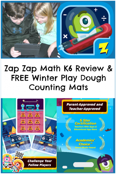ZapZapMath K-6 Review + Printable Winter Counting Mats #ZapZapMath ...