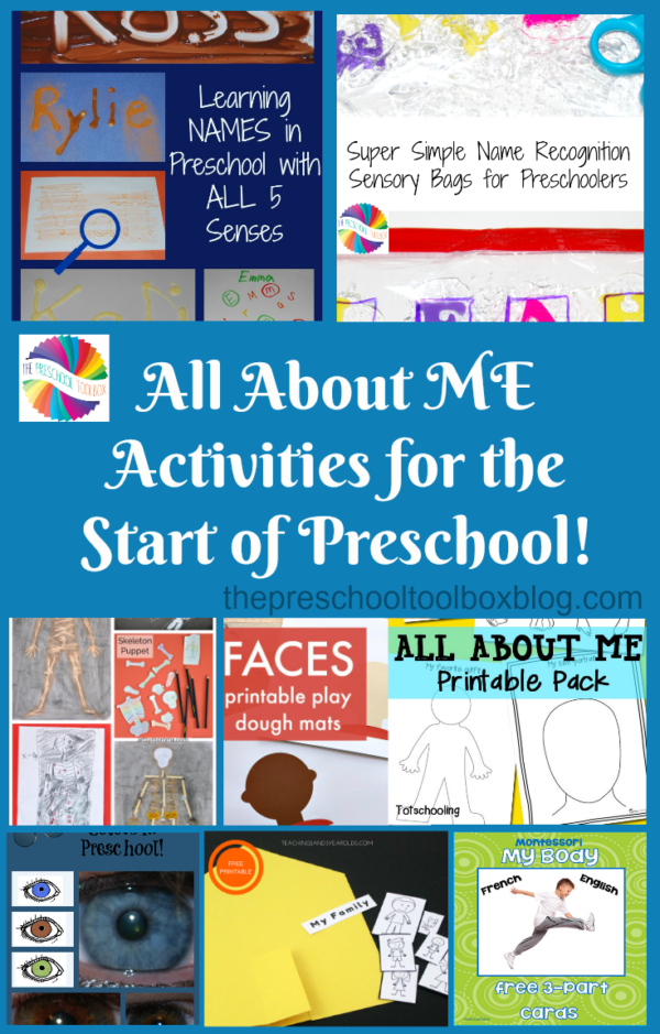 All About Me Activities for the Start of Preschool! • The Preschool ...