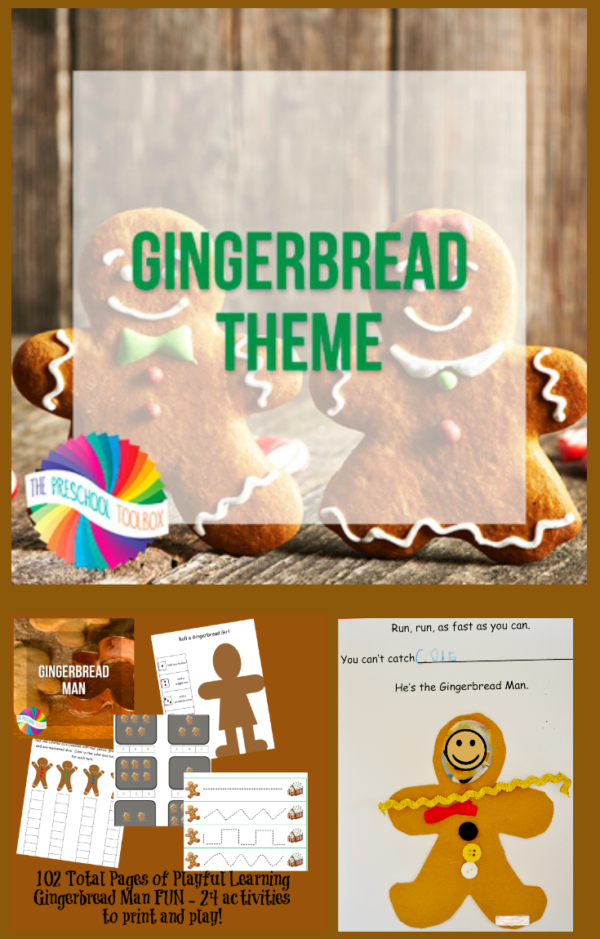 Gingerbread Man Theme and Lesson Plans for Playful Learning in ...