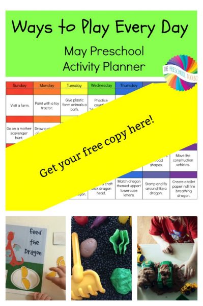 Ways to Play Every Day: May Activity Calendar for Preschoolers • The ...