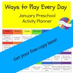 Ways to Play Every Day: FREE January Activity Calendar for Preschoolers ...